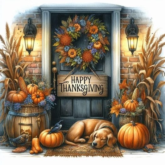 Solve Happy Thanksgiving! jigsaw puzzle online with 64 pieces
