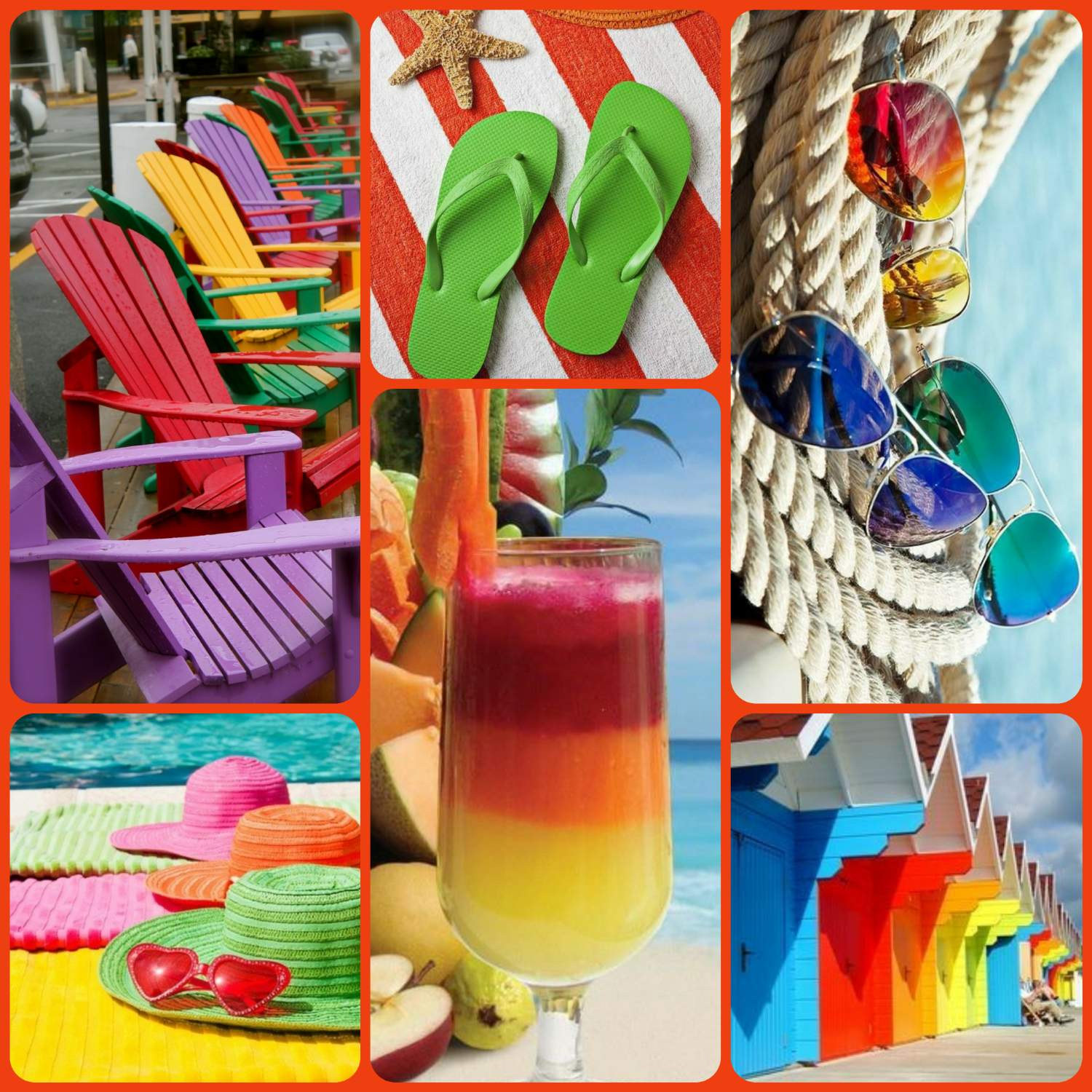 Solve Colourful summer jigsaw puzzle online with 196 pieces