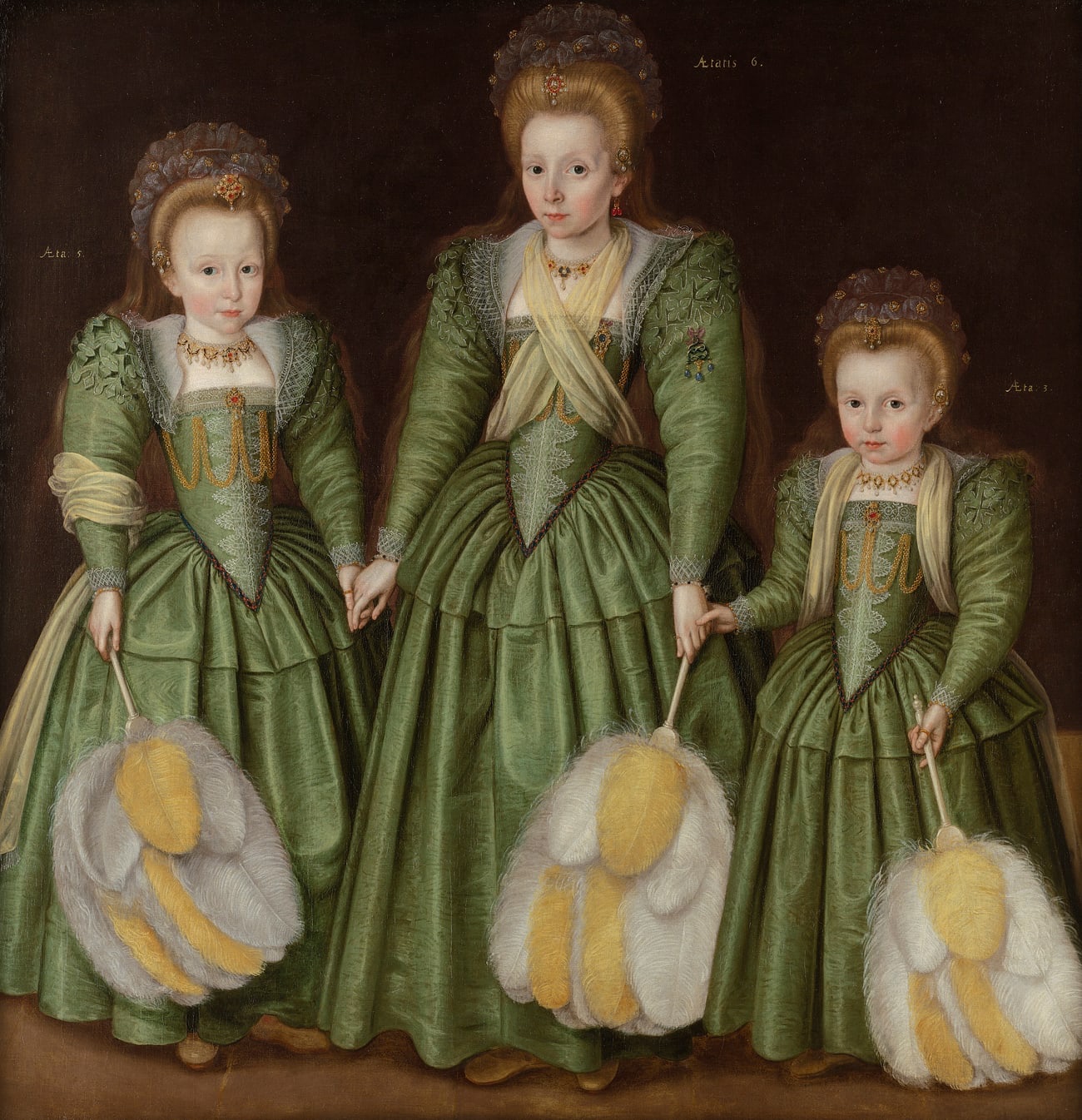 Solve Portrait of the Three Egerton Sisters by Marcus Gheeraerts the ...