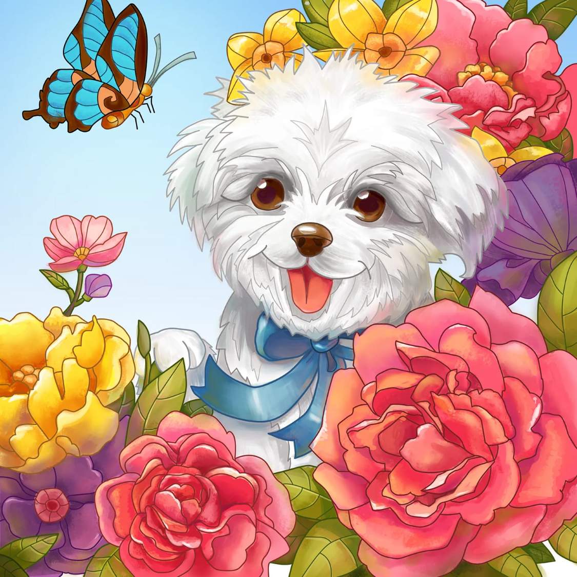 Jigsaw Puzzle | Little Cutie | 64 pieces | Jigidi