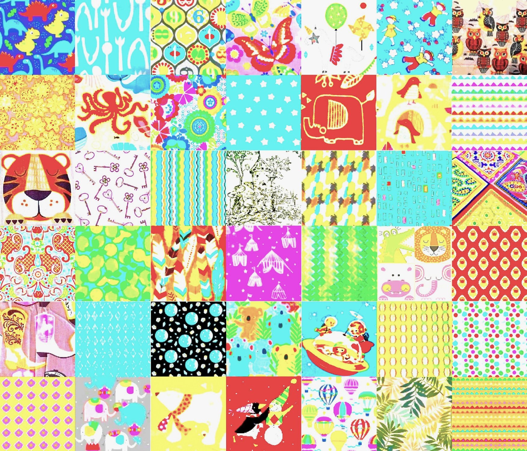 Solve PATCHWORK MAUDE ASBURY 5 jigsaw puzzle online with 143 pieces