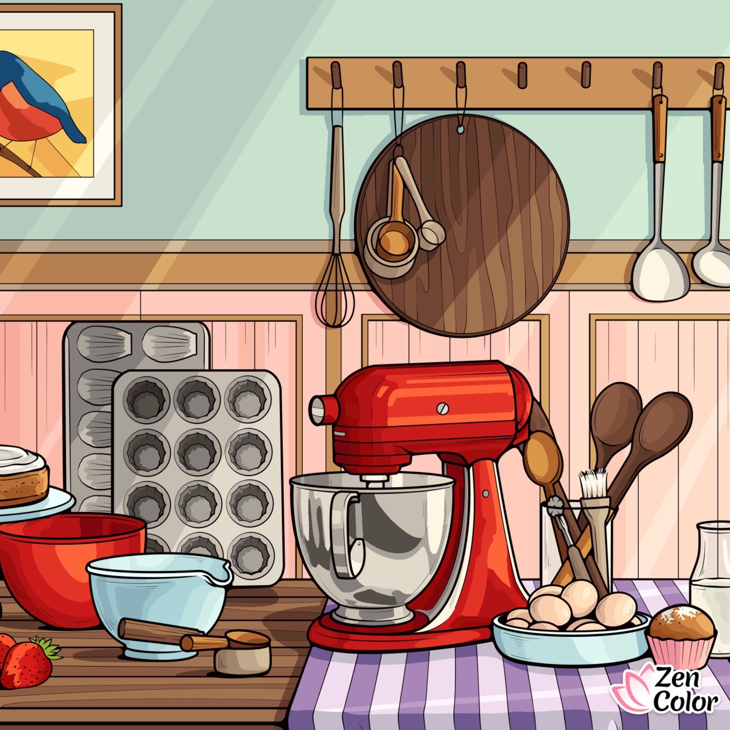 Solve Kitchen Toys jigsaw puzzle online with 225 pieces