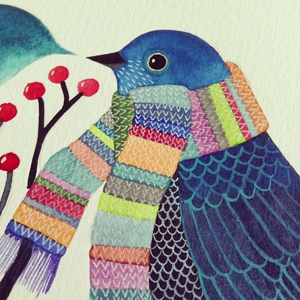 Solve Bird in Winter jigsaw puzzle online with 81 pieces