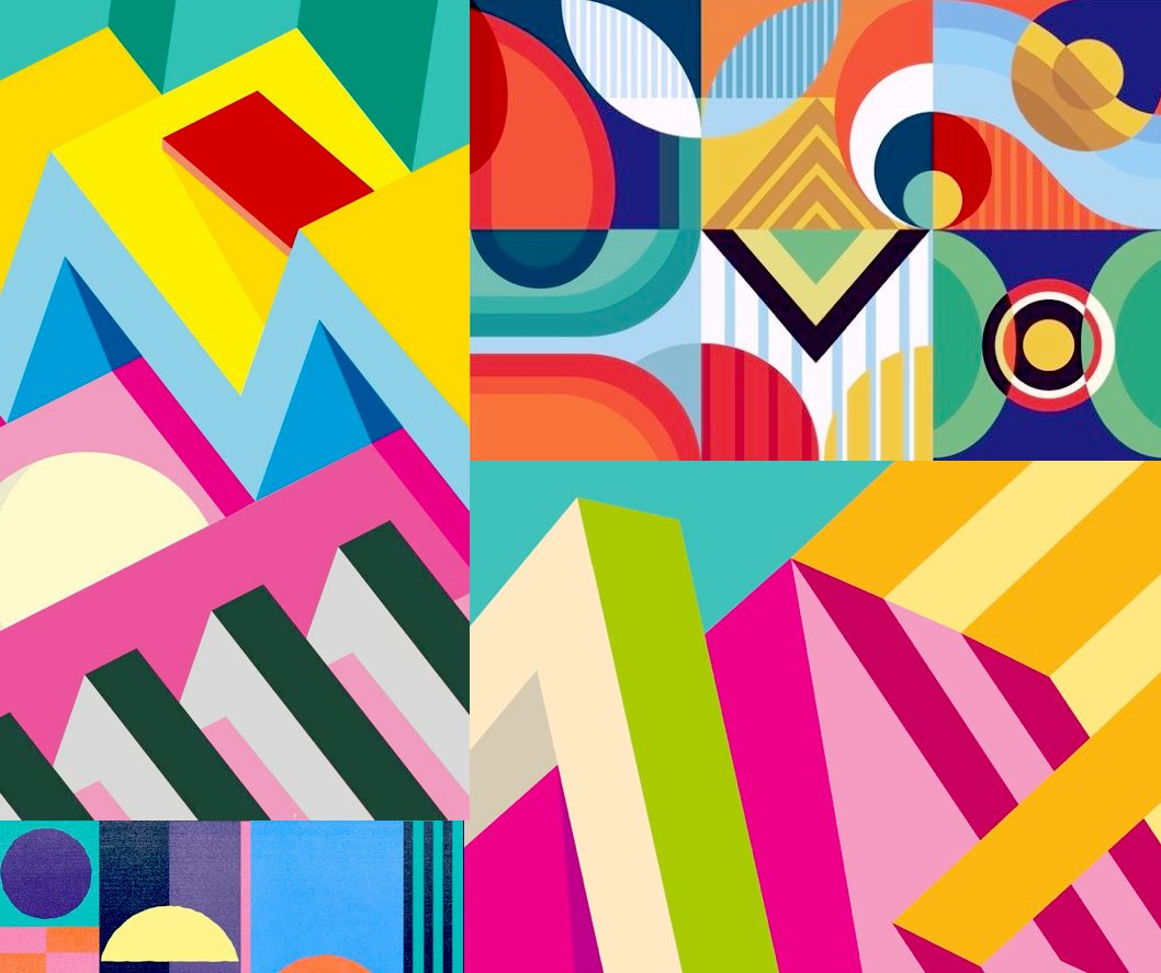 Solve Pattern mashup jigsaw puzzle online with 120 pieces