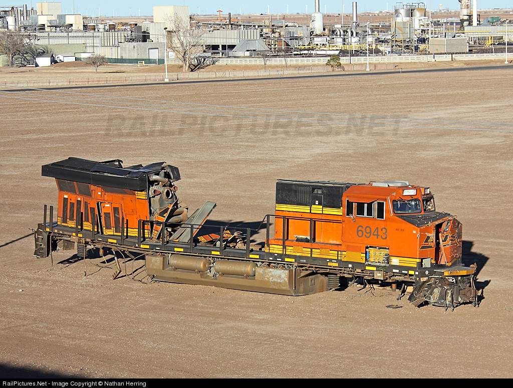 Solve bnsf#6943 was second unit on z train rear ended a stopped ...