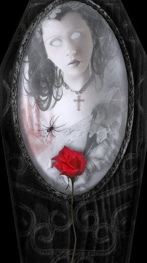 Solve corpse-bride-with-the-rose jigsaw puzzle online with 45 pieces