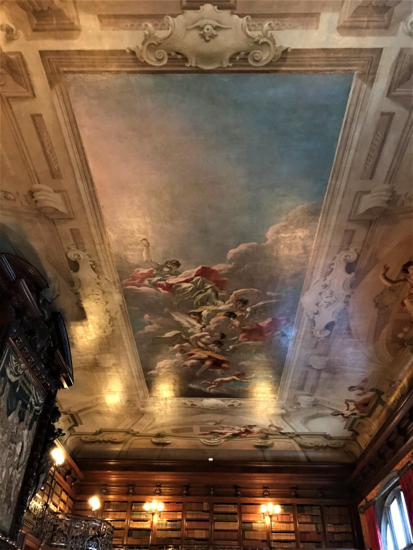 Solve Library Ceiling, Biltmore House jigsaw puzzle online with 20 pieces