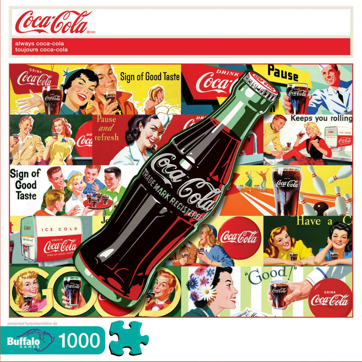 Solve Coca Cola Puzzle Box With 1000 Pieces. For All You Many Thousands ...