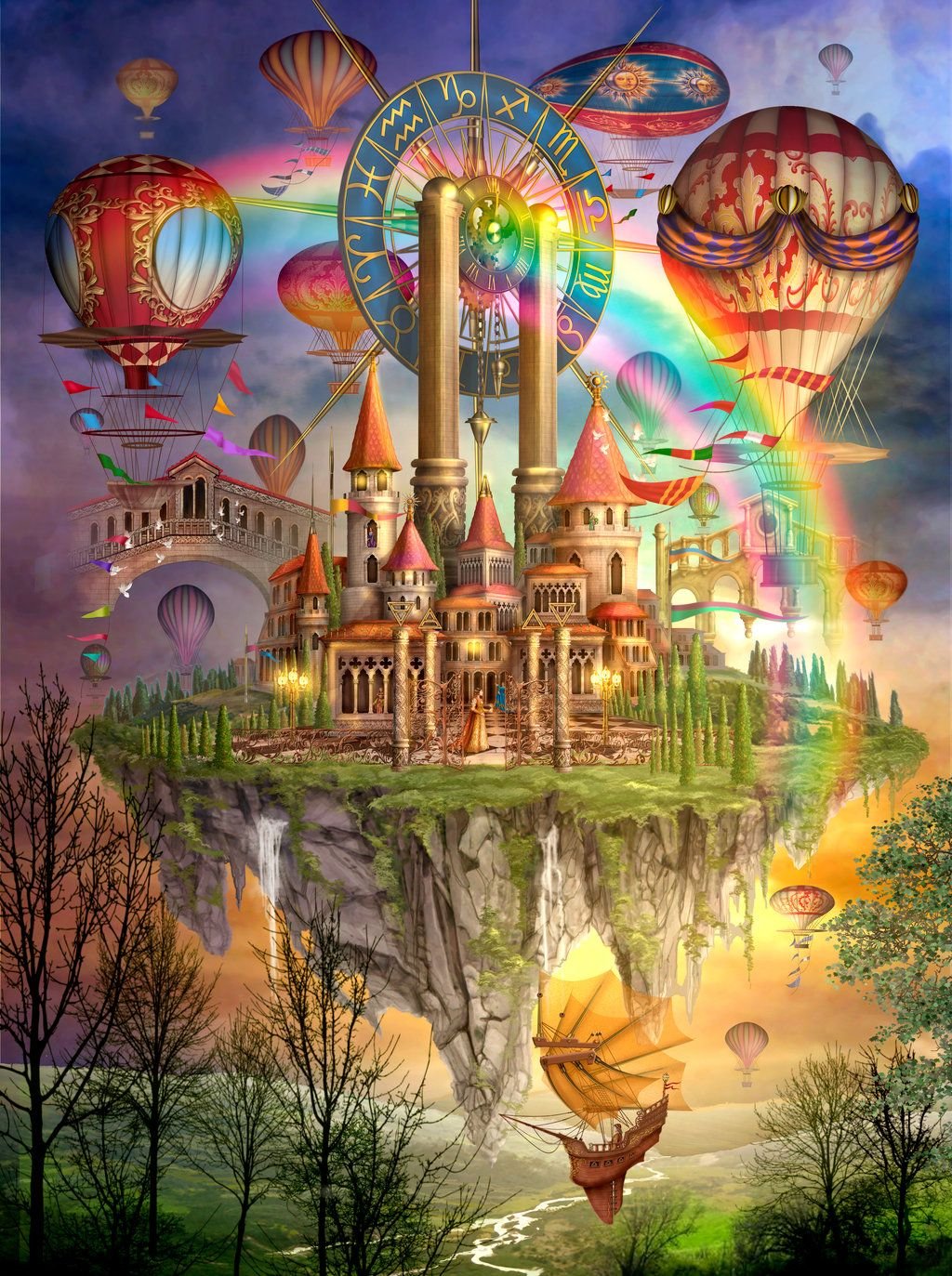 Solve Floating jigsaw puzzle online with 154 pieces