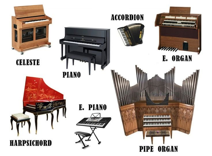 Solve Family of Keyboard Musical Instruments jigsaw puzzle online with ...
