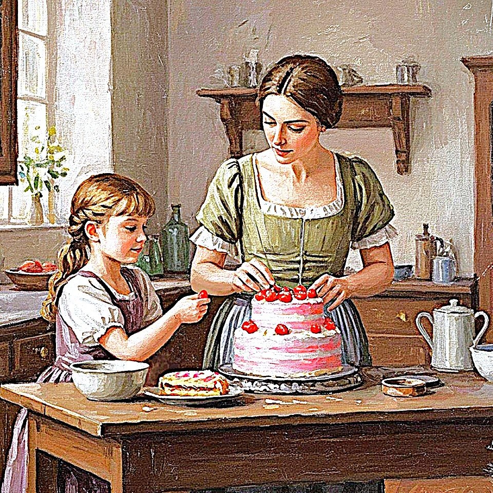 Solve Victorian baking jigsaw puzzle online with 144 pieces
