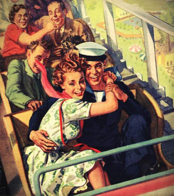Solve Roller Coaster jigsaw puzzle online with 90 pieces