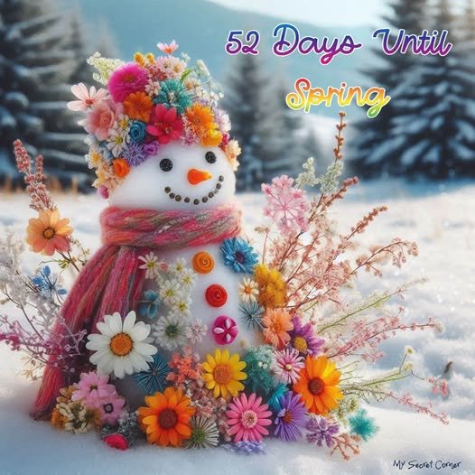 Solve 50 Days until Spring! jigsaw puzzle online with 64 pieces