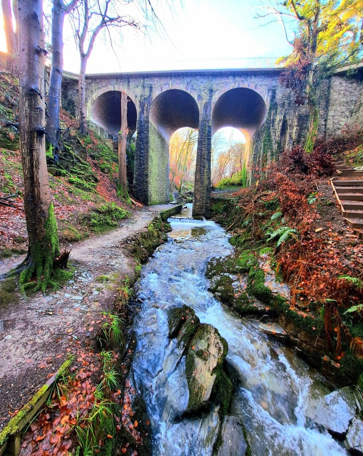 Solve Groudle Viaduct, which crosses Groudle Glen on the Isle of Man ...