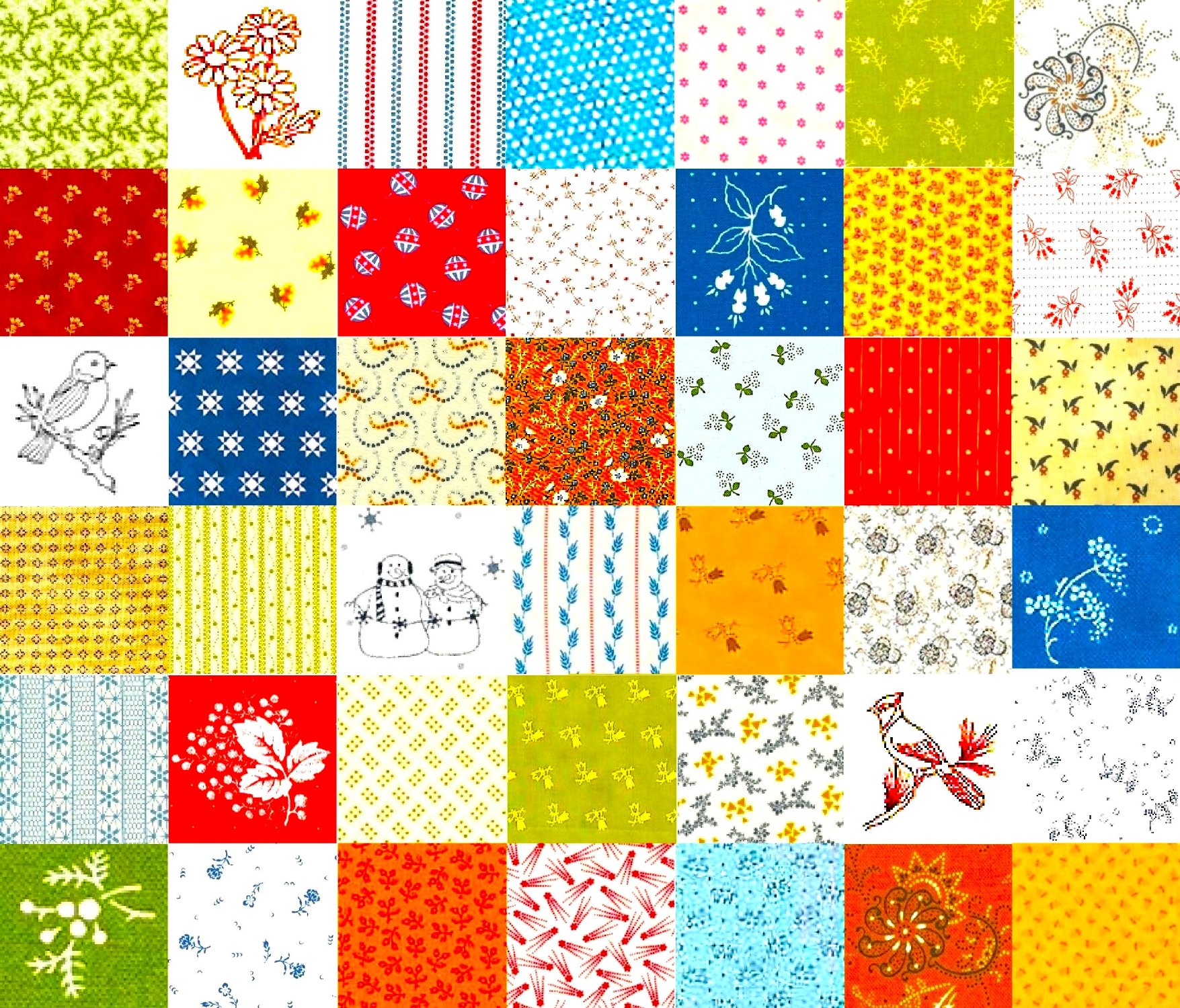 Jigsaw Puzzle | 255 pieces | PATCHWORK PRIMITIVE GATHERINGS | Jigidi