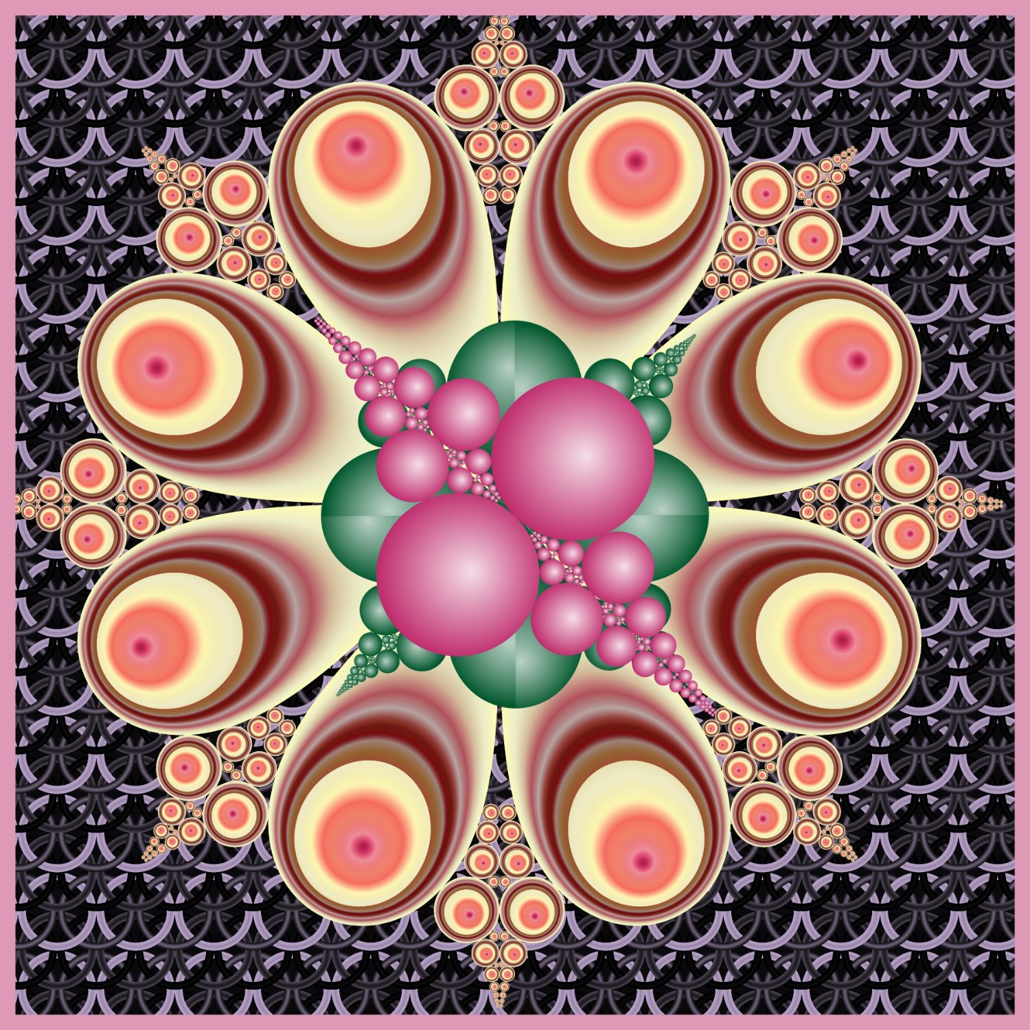 Solve Ford Mandala 03 jigsaw puzzle online with 256 pieces