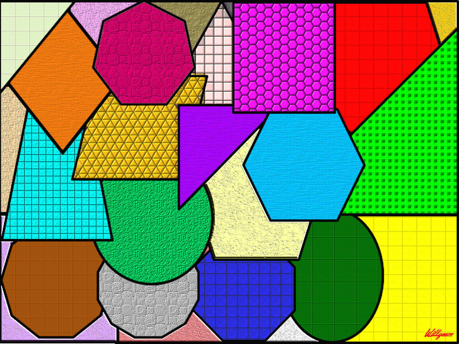 Jigsaw Puzzle | Geo figures- 252 | 252 pieces | Jigidi