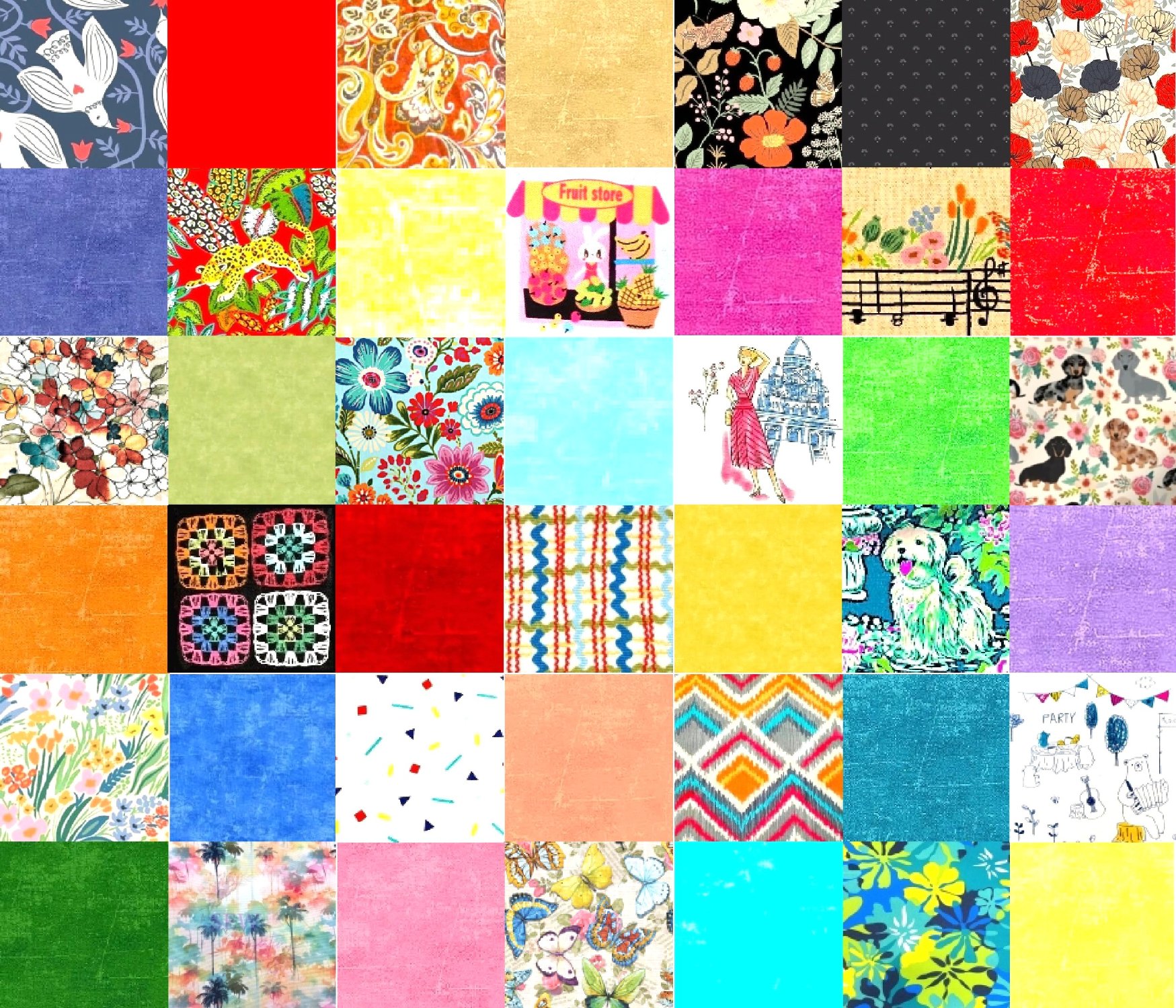 Solve PATCHWORK CANVAS 21 jigsaw puzzle online with 378 pieces
