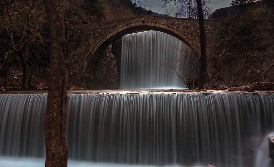 Jigsaw Puzzle | Levels of Falling Water | 126 pieces | Jigidi
