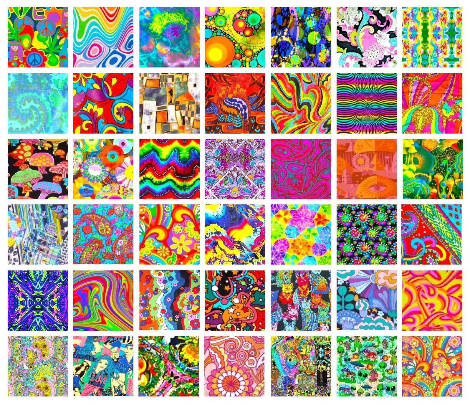 Solve PATCHWORK PSYCHEDELIC 6 jigsaw puzzle online with 143 pieces