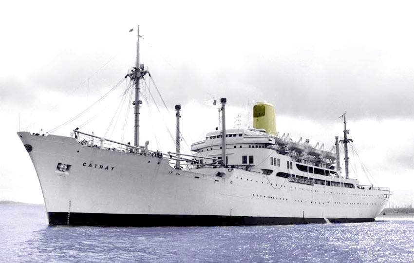 Solve Cathay of P&O, formerly a Belgian liner jigsaw puzzle online with ...
