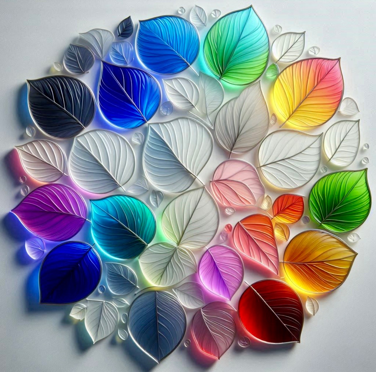 Solve Little Leaves 💎 jigsaw puzzle online with 100 pieces