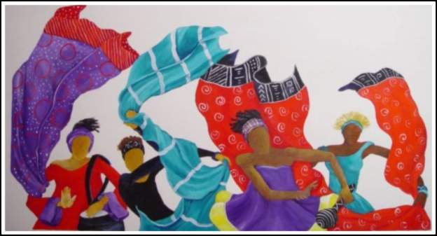Solve Dance of Joy ~ Margaret Warfield jigsaw puzzle online with 50 pieces