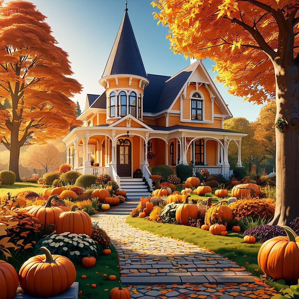Solve Pumpkins.....It must be October jigsaw puzzle online with 25 pieces