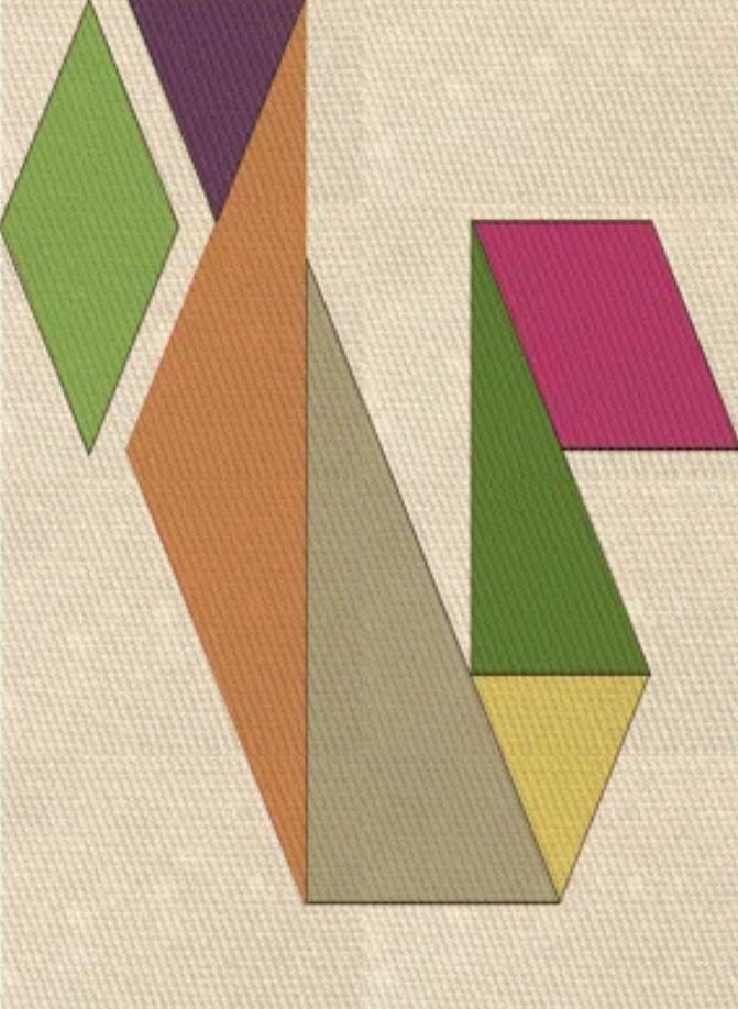 Solve Geometry canvas jigsaw puzzle online with 180 pieces