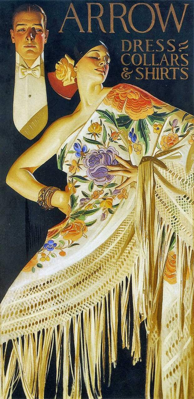 Solve Arrow Dress Collars and Shirts Ad by Joseph Christian Leyendecker ...