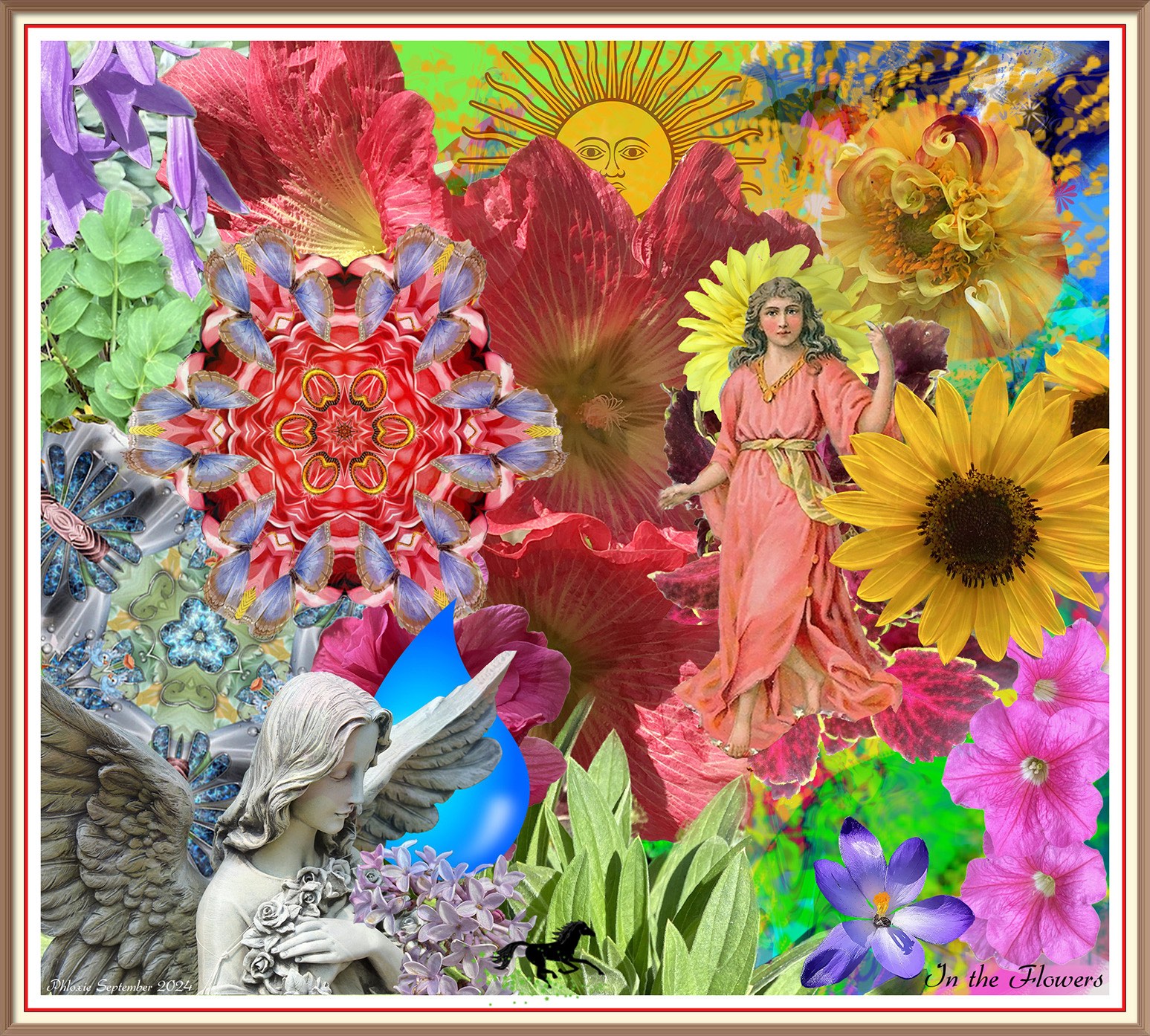 Jigsaw Puzzle | 110 pieces | In the Flowers | Jigidi