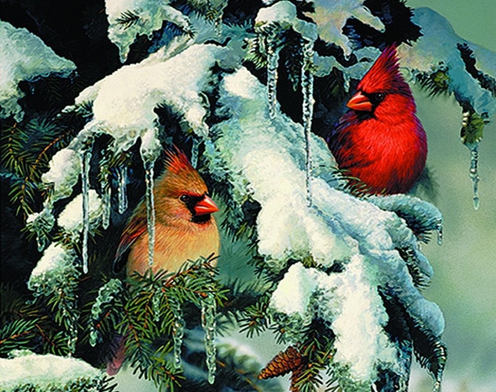 Solve Cards in the Pine Tree jigsaw puzzle online with 221 pieces