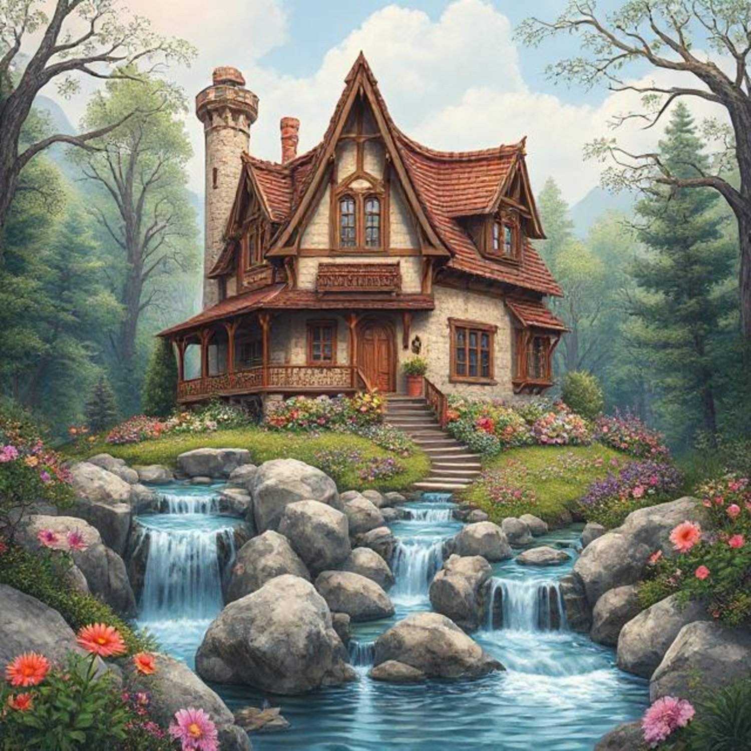 Solve Manor jigsaw puzzle online with 256 pieces