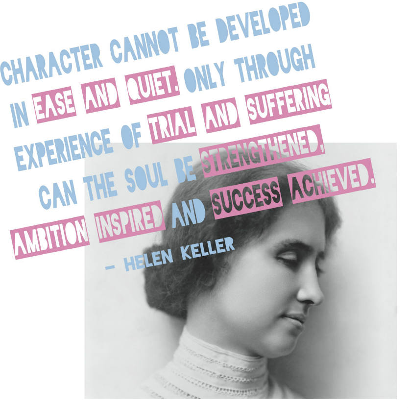 Solve Helen Keller on strengthening the soul jigsaw puzzle online with ...