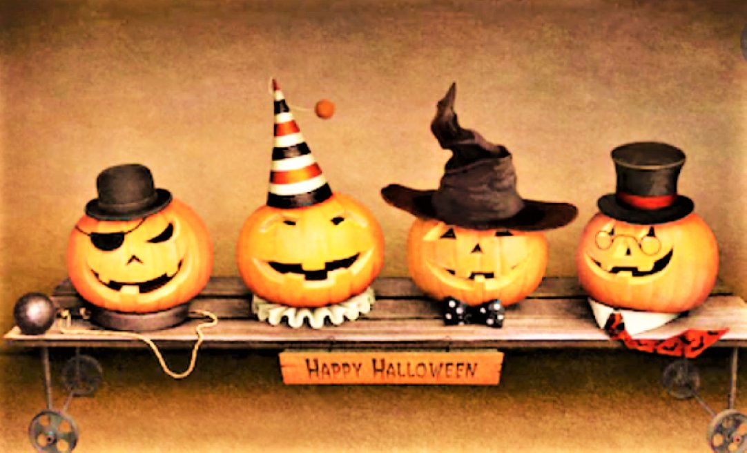 Solve "Spook Day Greetings" jigsaw puzzle online with 54 pieces