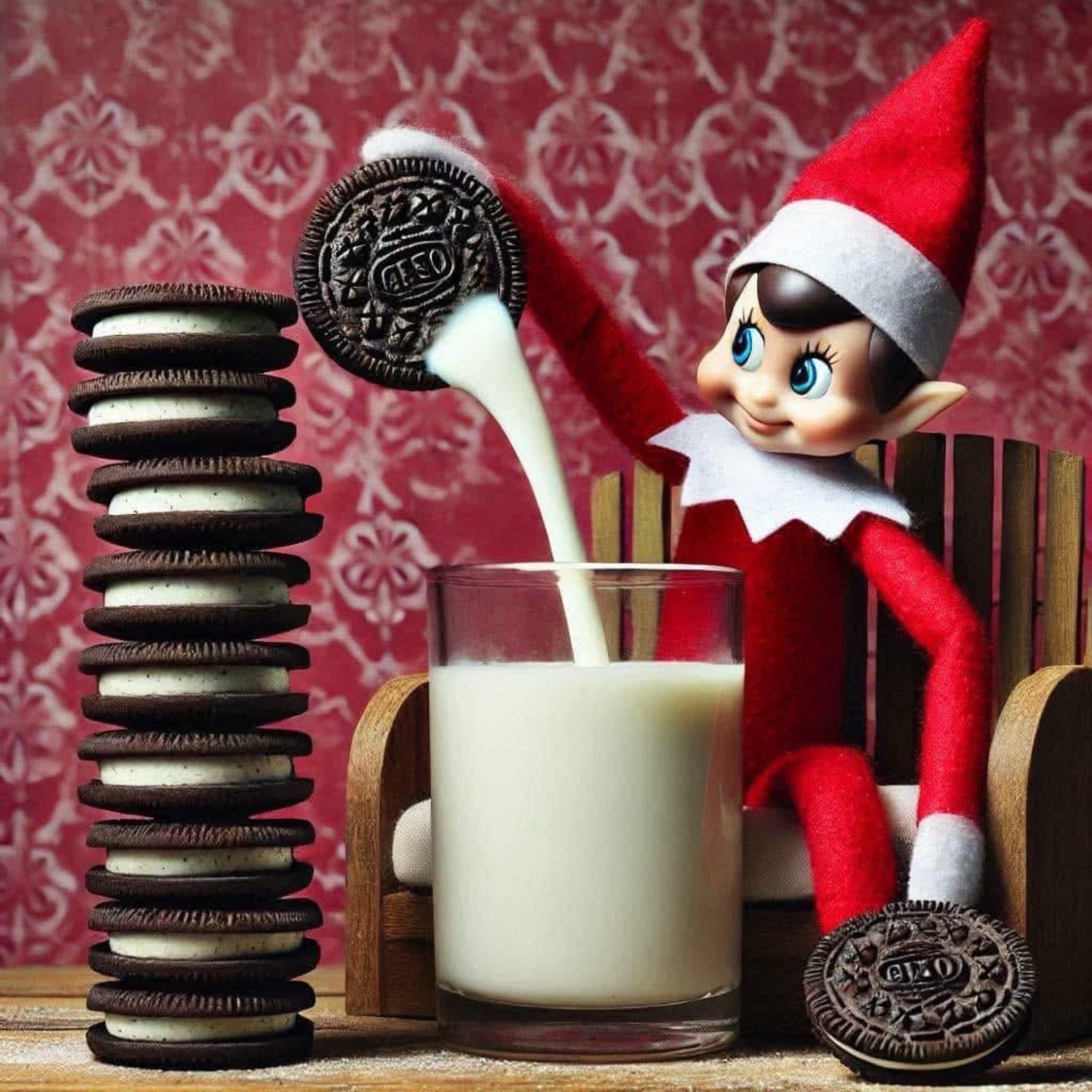 Solve Milk & Cookies jigsaw puzzle online with 225 pieces