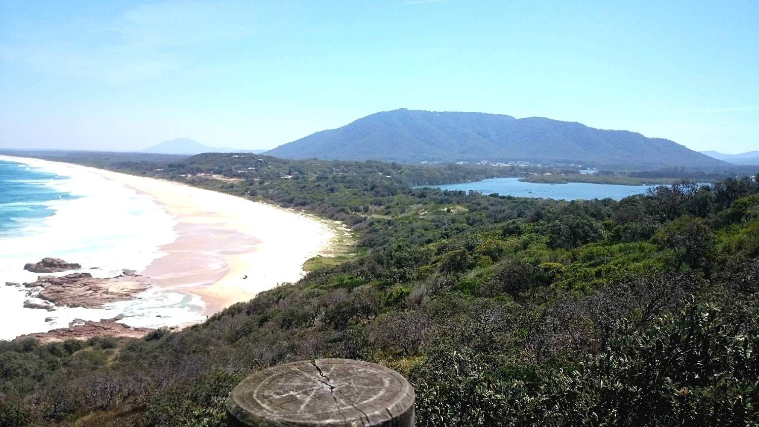 Solve View to Dunbogan Beach from Charles Hamey Lookout, Kattang Nature ...