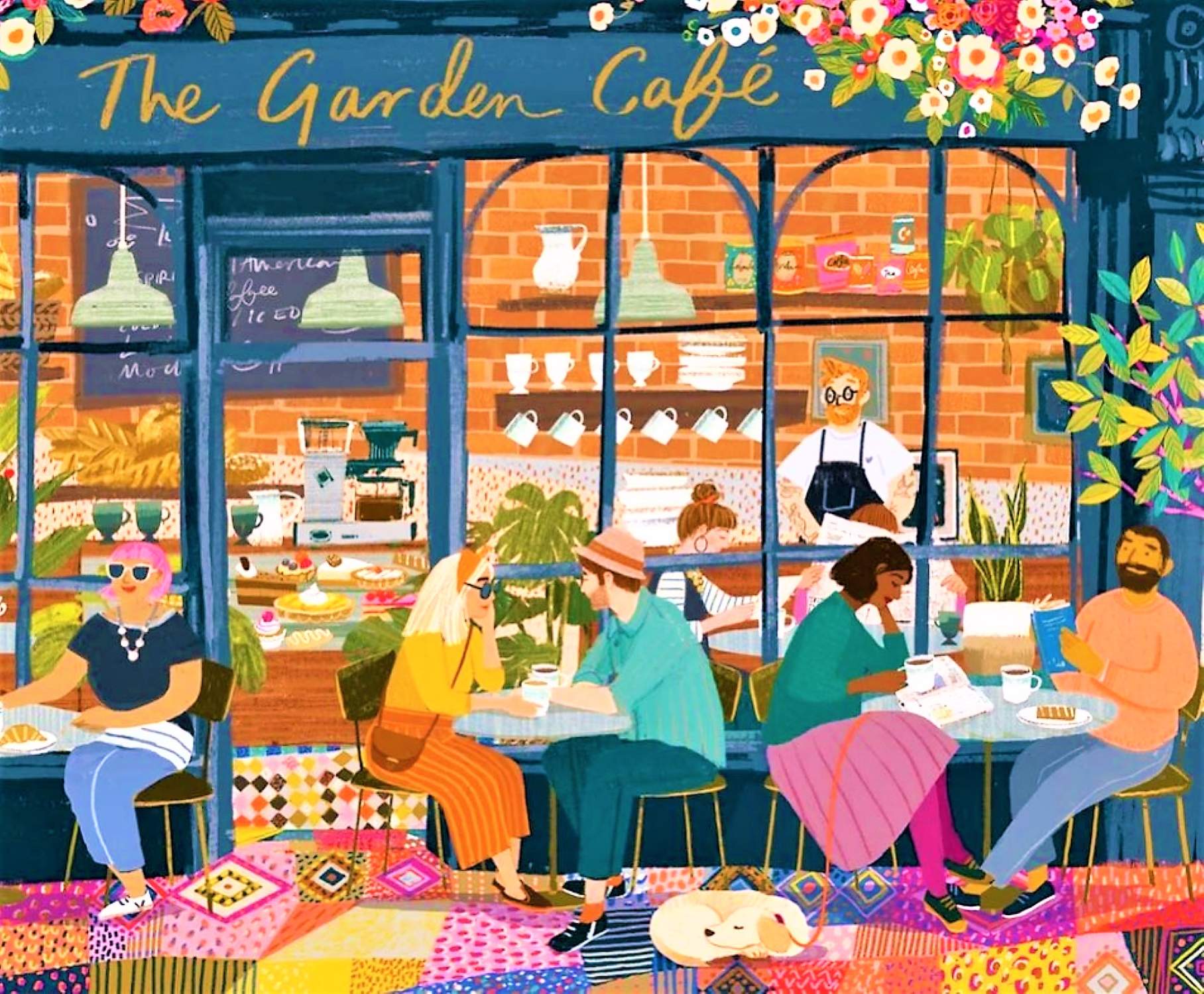 Solve The Garden Cafe Jigsaw Puzzle Online With 598 Pieces Solve The Garden Cafe Jigsaw Puzzle Online With 598 Pieces