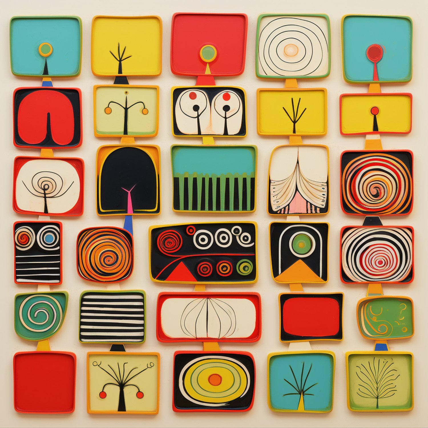 Solve Pattern jigsaw puzzle online with 81 pieces