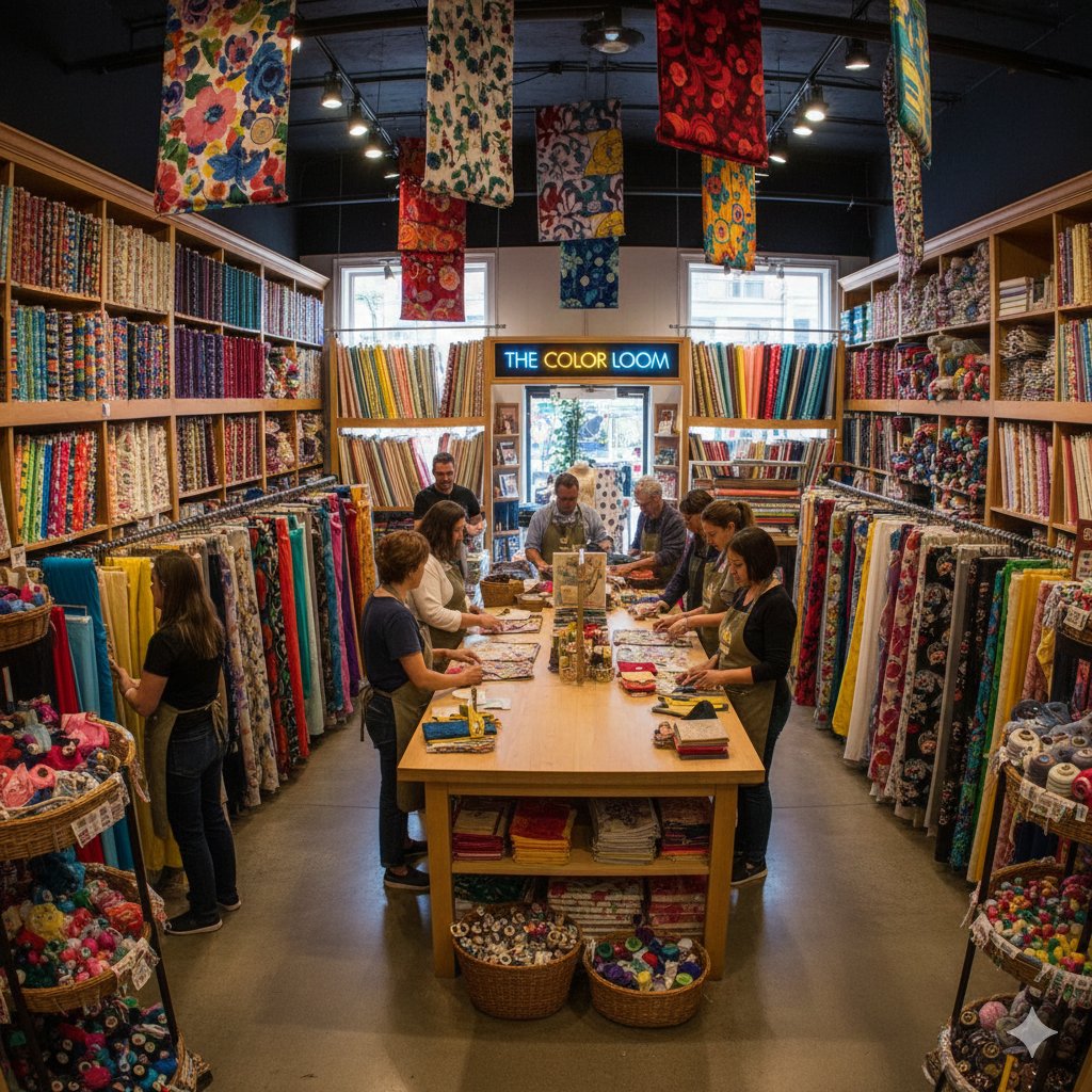 Solve [0115-4] The Color Loom jigsaw puzzle online with 121 pieces