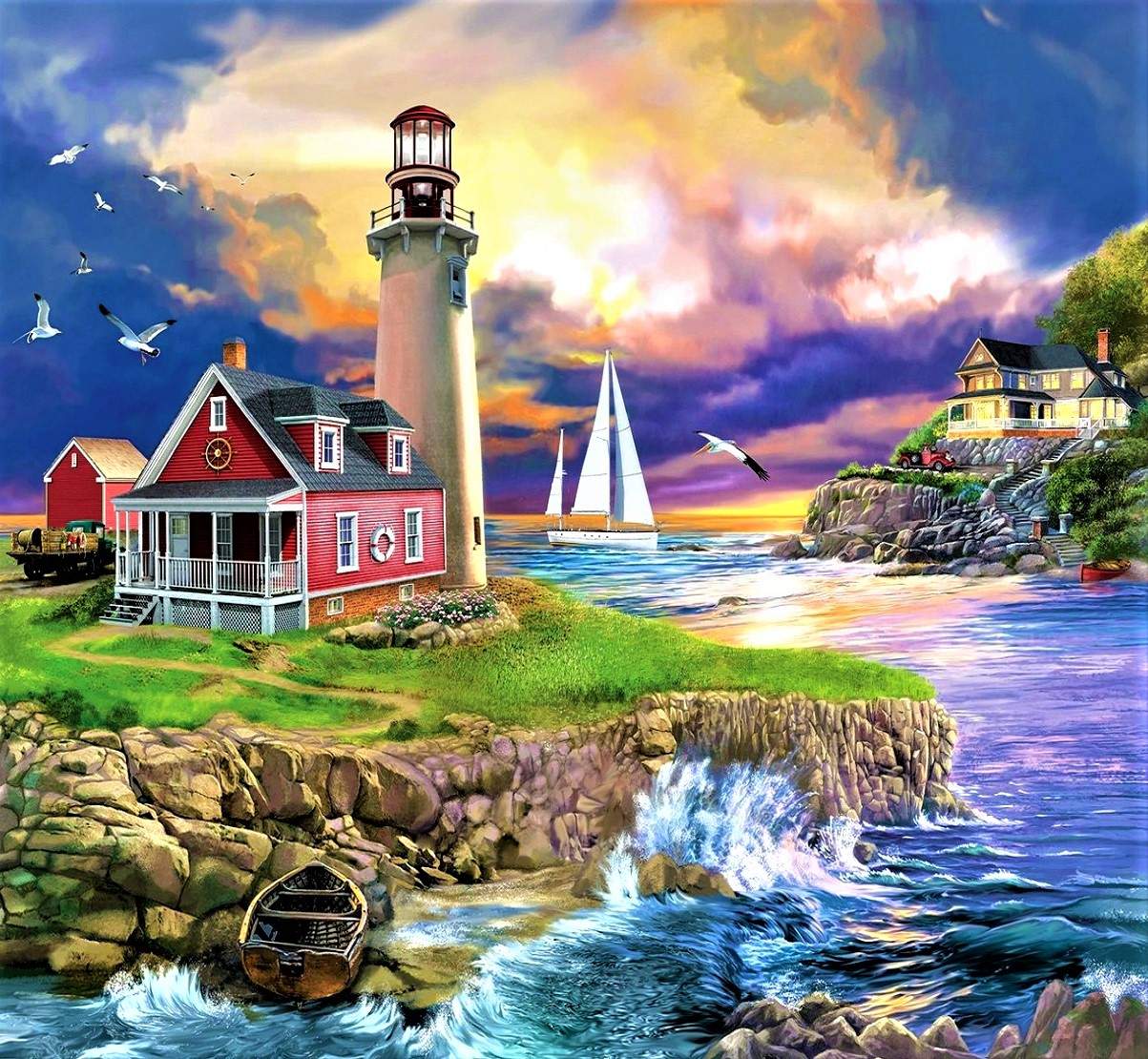 Jigsaw Puzzle | Lighthouse | 72 pieces | Jigidi