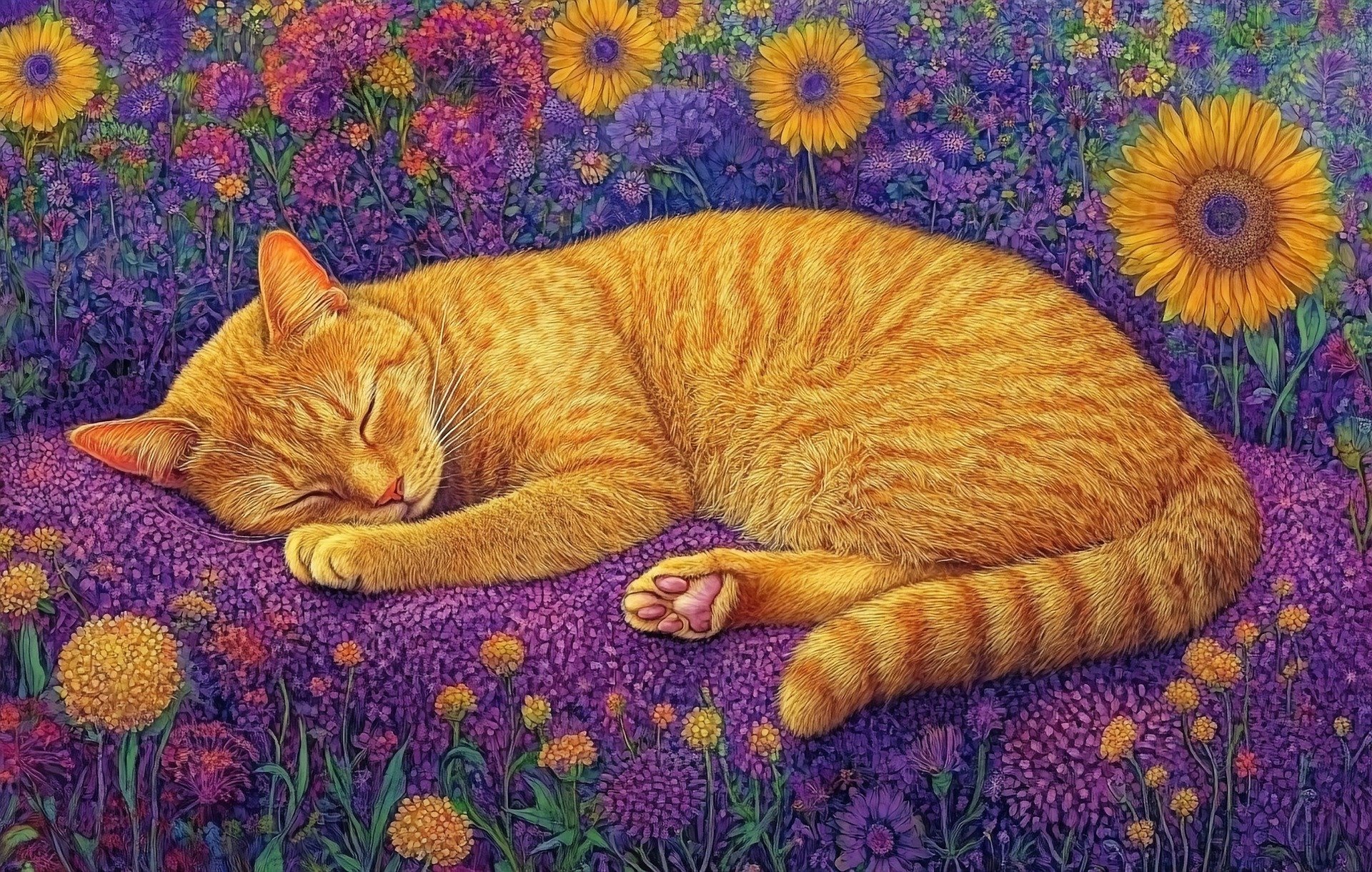 Solve Ginger siesta jigsaw puzzle online with 260 pieces