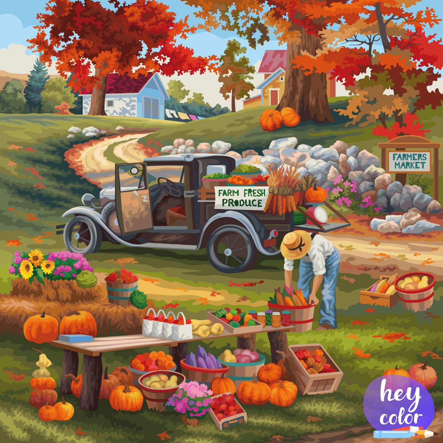 Solve PUZZLE - Farm Fresh Produce jigsaw puzzle online with 196 pieces