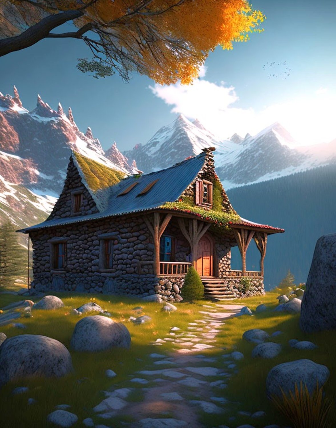 Solve Come Sit a Spell jigsaw puzzle online with 99 pieces