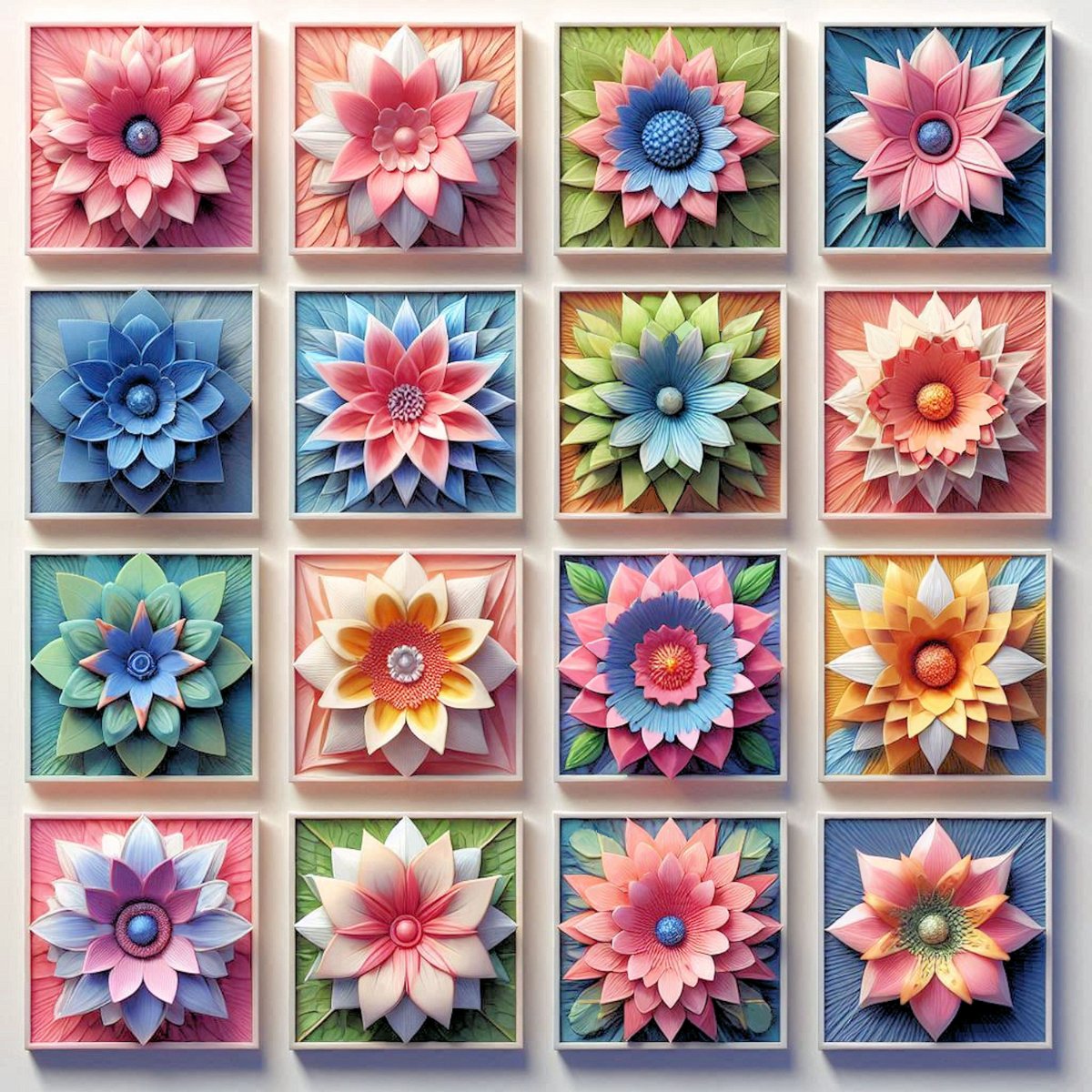 Solve 16 FLOWERS jigsaw puzzle online with 36 pieces