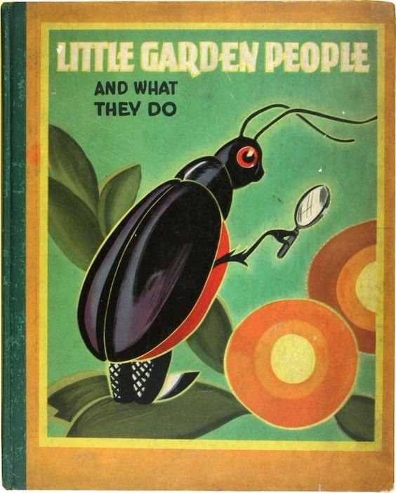 Solve Little Garden People Book Cover jigsaw puzzle online with 99 pieces