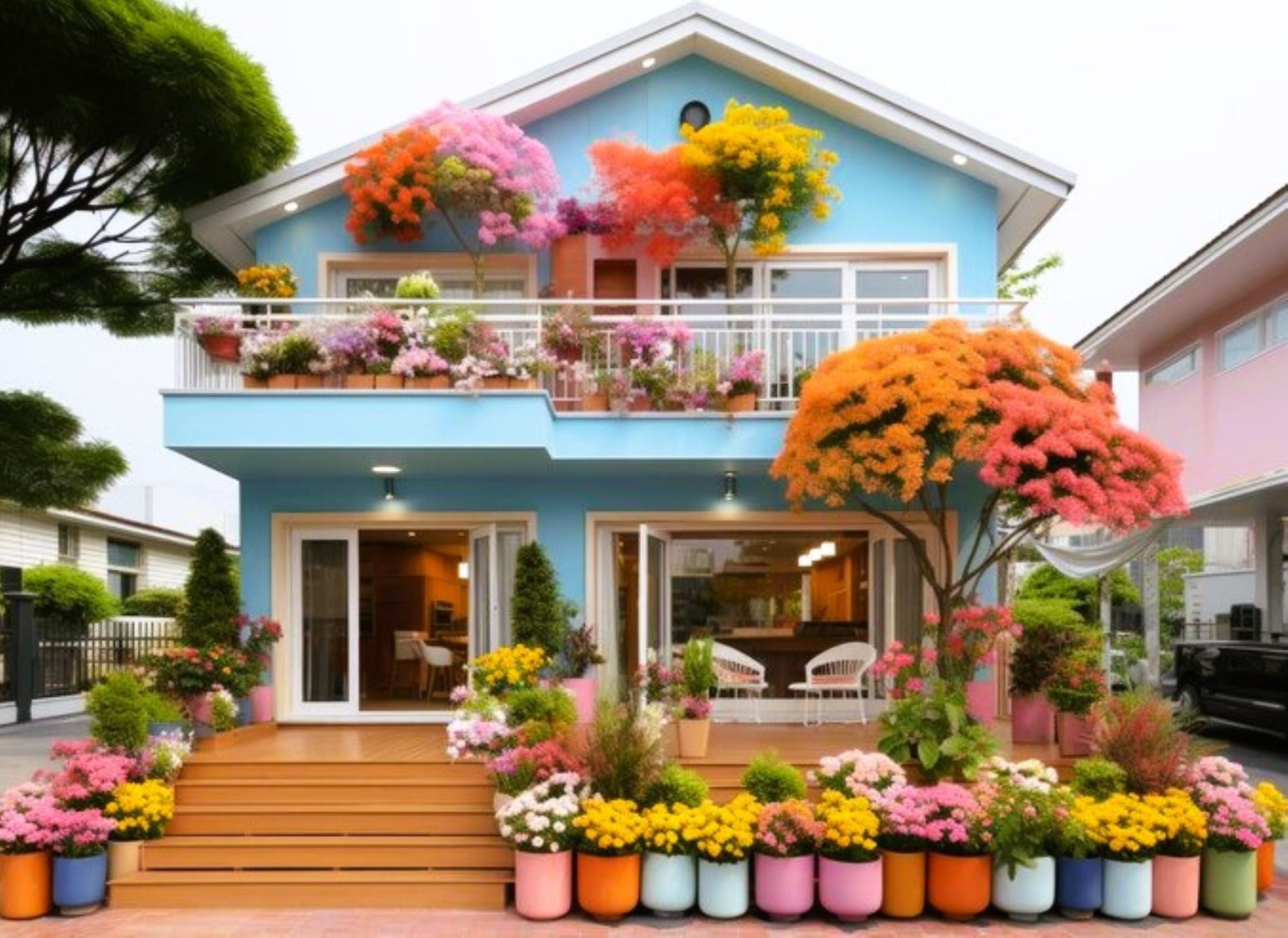 Solve Casas con Encanto jigsaw puzzle online with 192 pieces