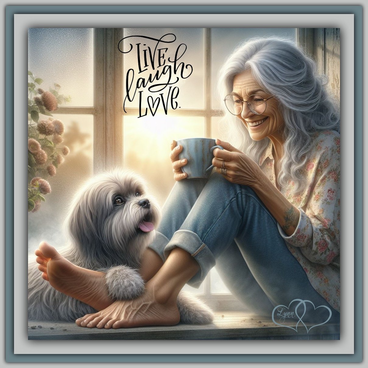 Solve Live, Laugh, Love! jigsaw puzzle online with 64 pieces