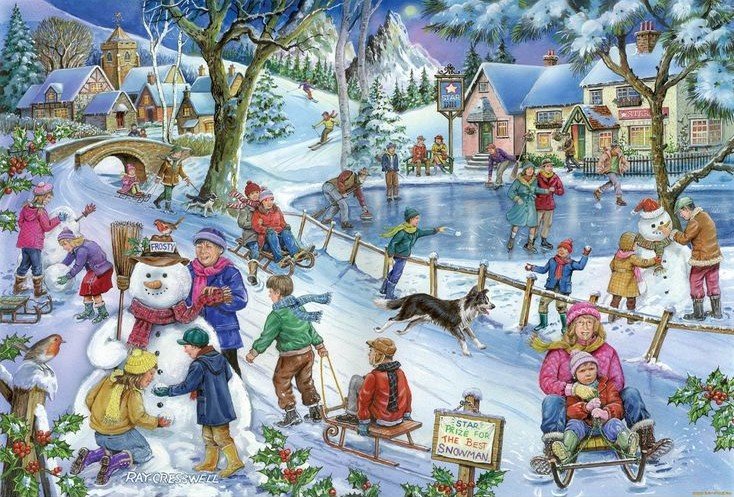 Solve Winter Games jigsaw puzzle online with 96 pieces