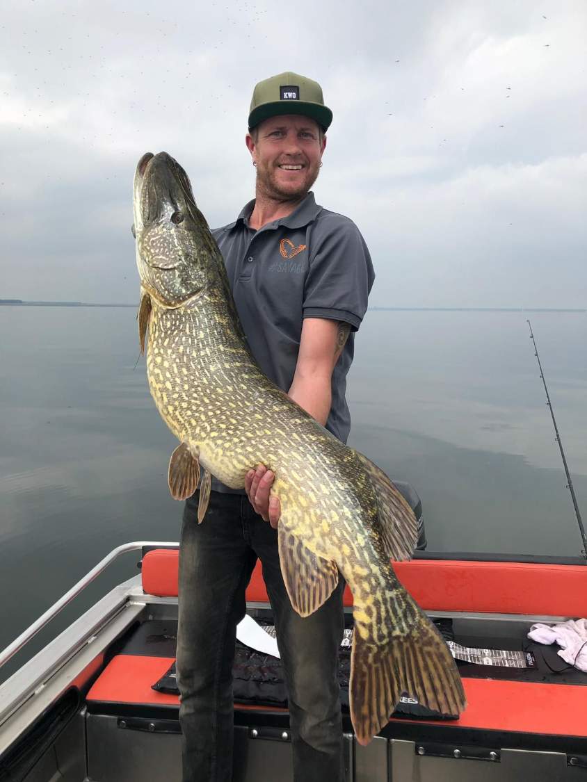 Solve Beautiful BIG Pike Caught by My Hubby jigsaw puzzle online with ...